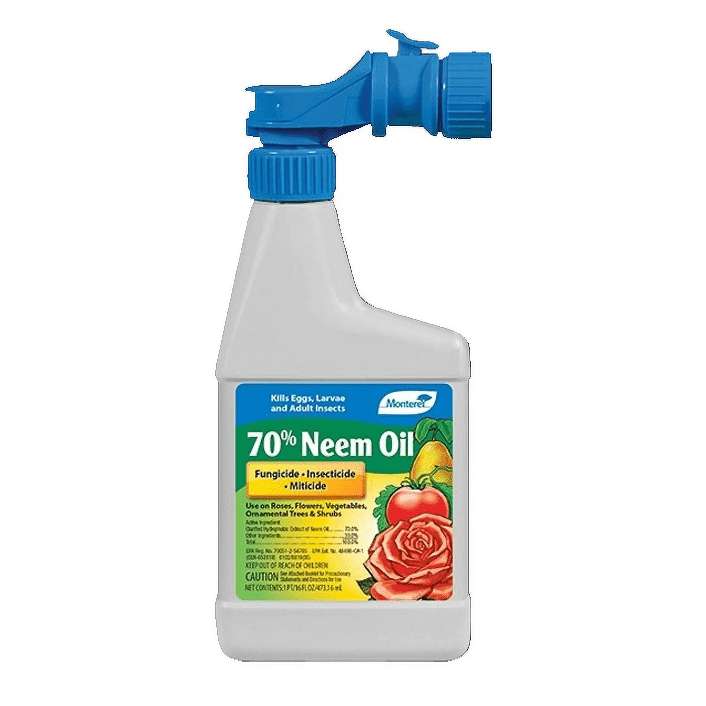 Monterey Neem Oil Insecticide 70% 16oz - Walmart.com