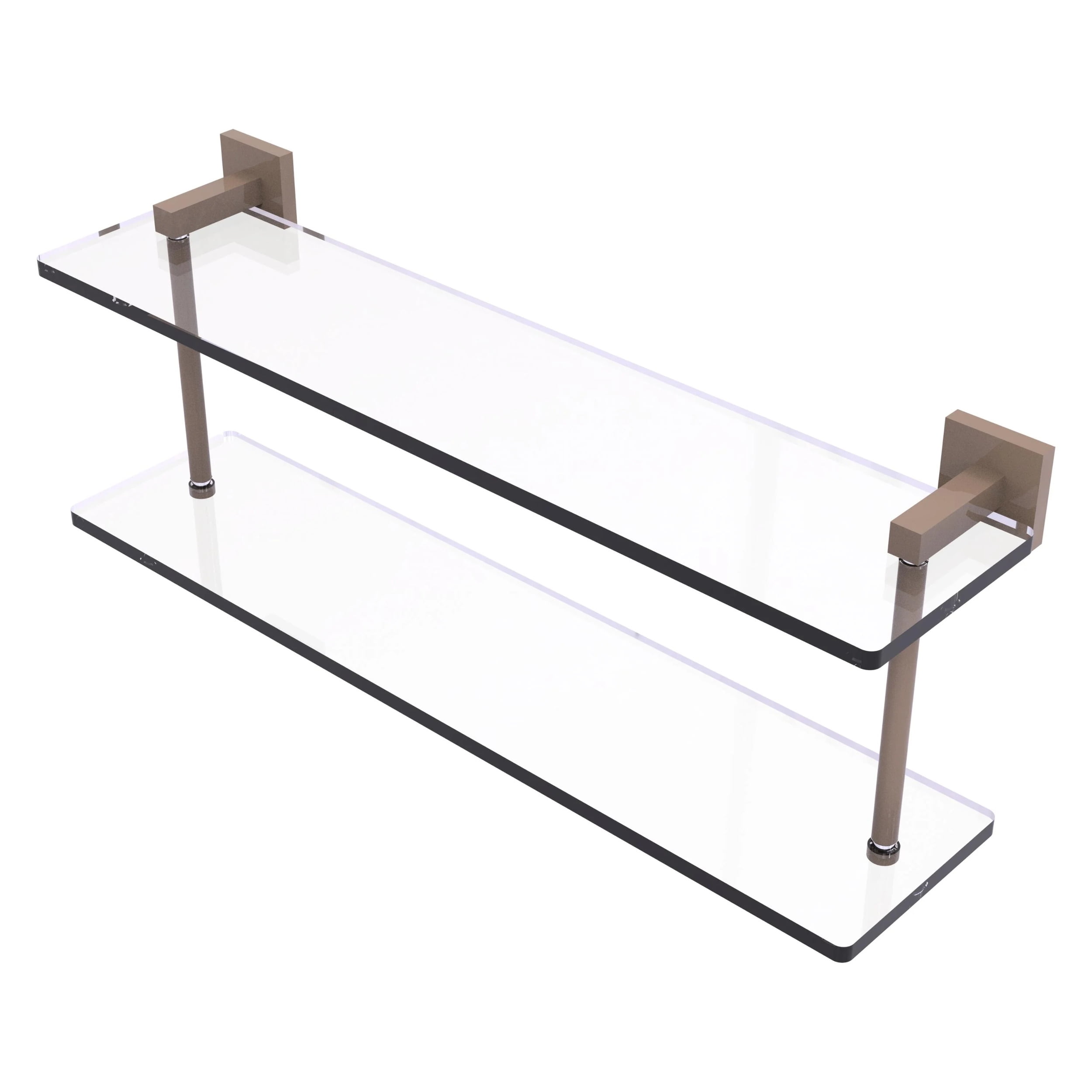 Montero Collection Two Tiered Glass Shelf - Walmart.com