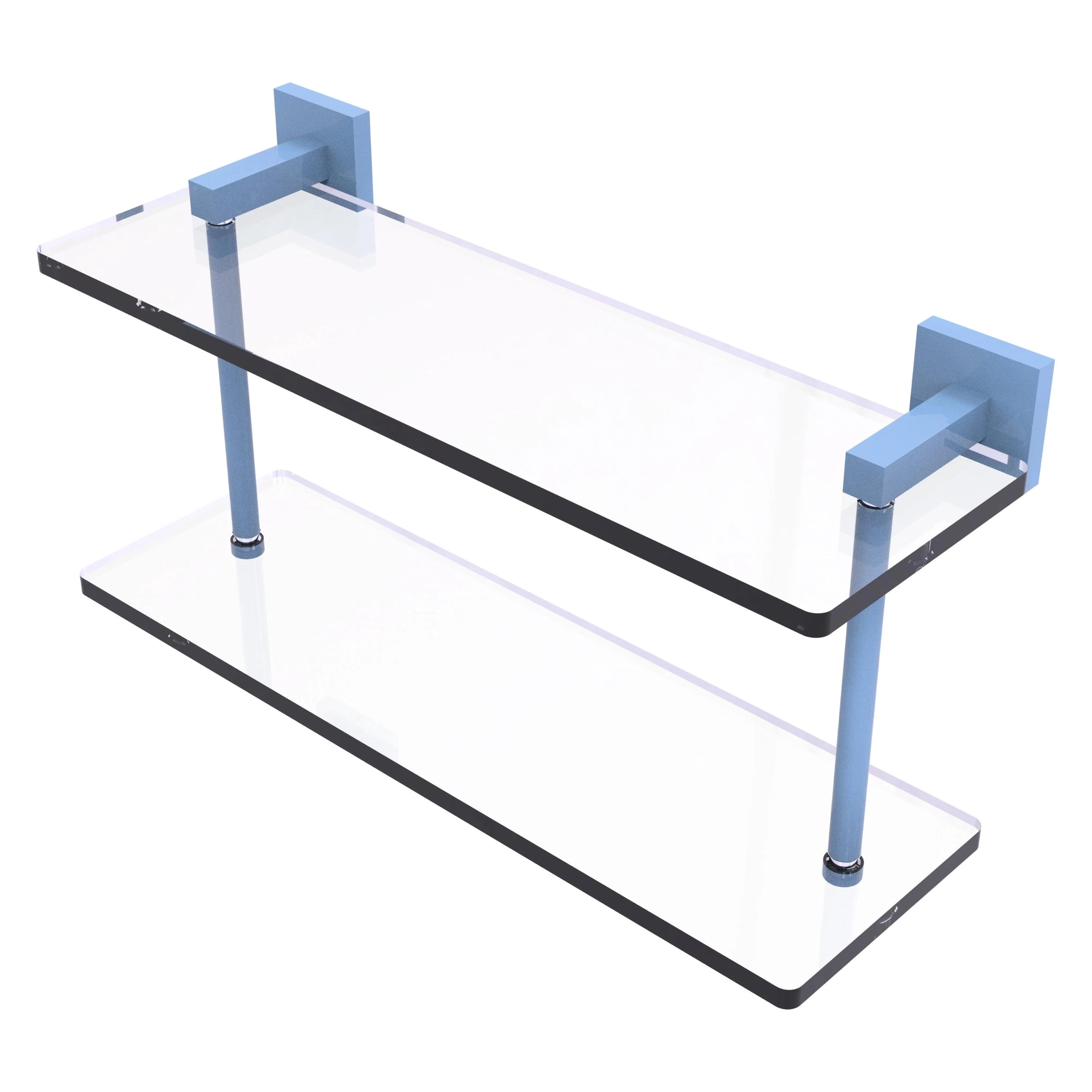 Montero Collection Two Tiered Glass Shelf - Walmart.com