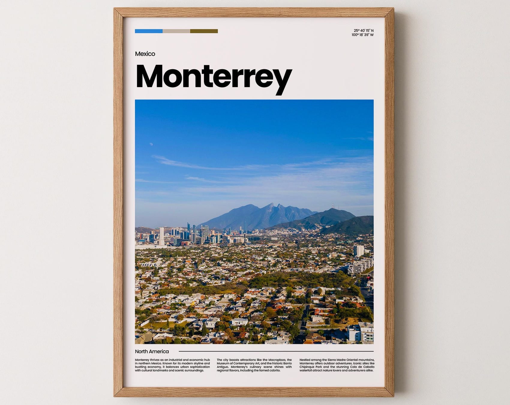 Monterrey Poster, Monterrey Print, Monterrey Photo, Monterrey Art, Mexico Poster, Mexico Print ...