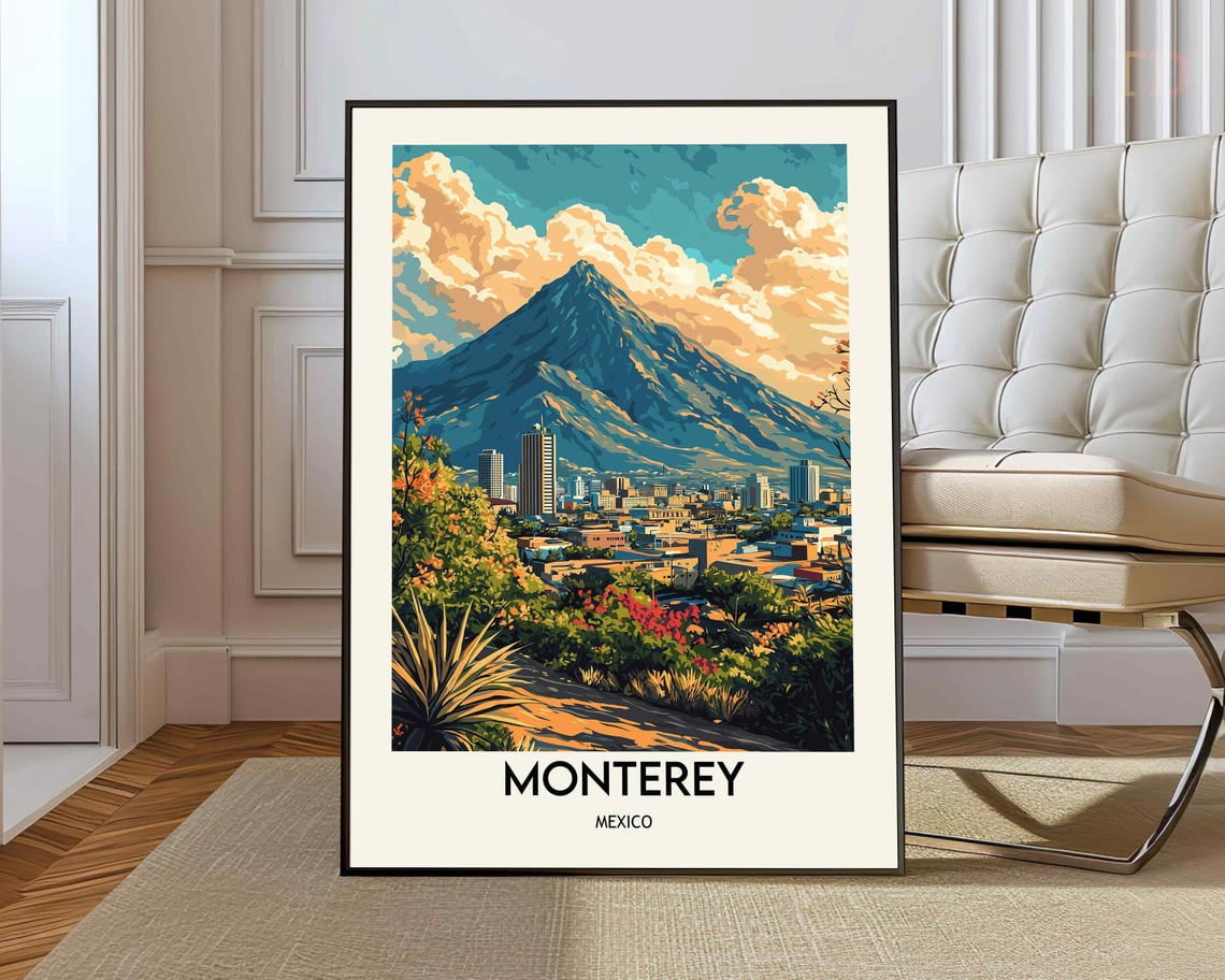 Monterrey Print, Monterrey Art, Monterrey Poster, Monterrey Photo, Monterrey Poster Print ...
