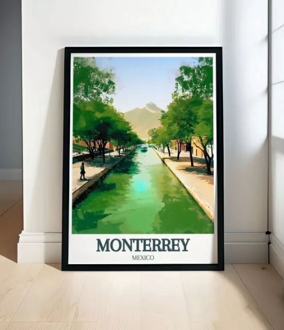 Monterrey Travel Art - Cerro De La Silla Poster NO FRAMED POSTER, Home ...