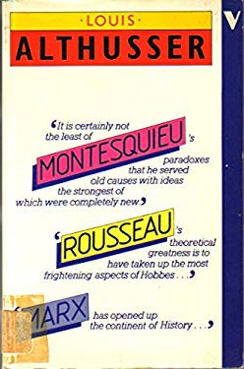 Pre-Owned Montesquieu, Rousseau, Marx : Politics and History (Paperback ...