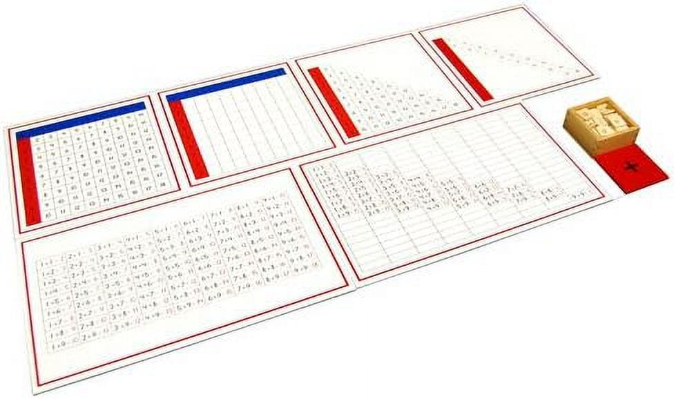 Montessori Addition Working Charts - Walmart.com