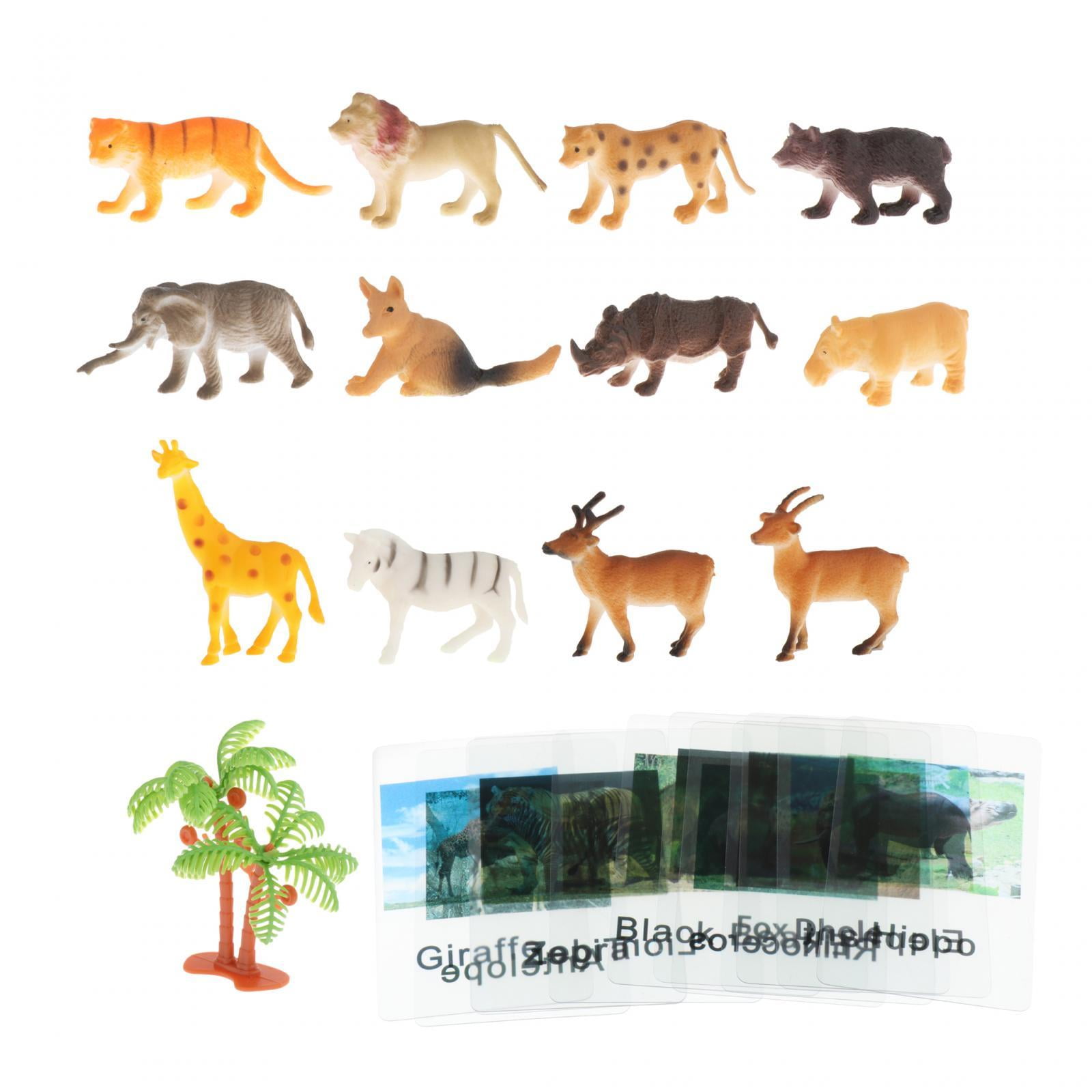 Montessori Animal Match Montessori Materials Toddlers Kids Realistic ...