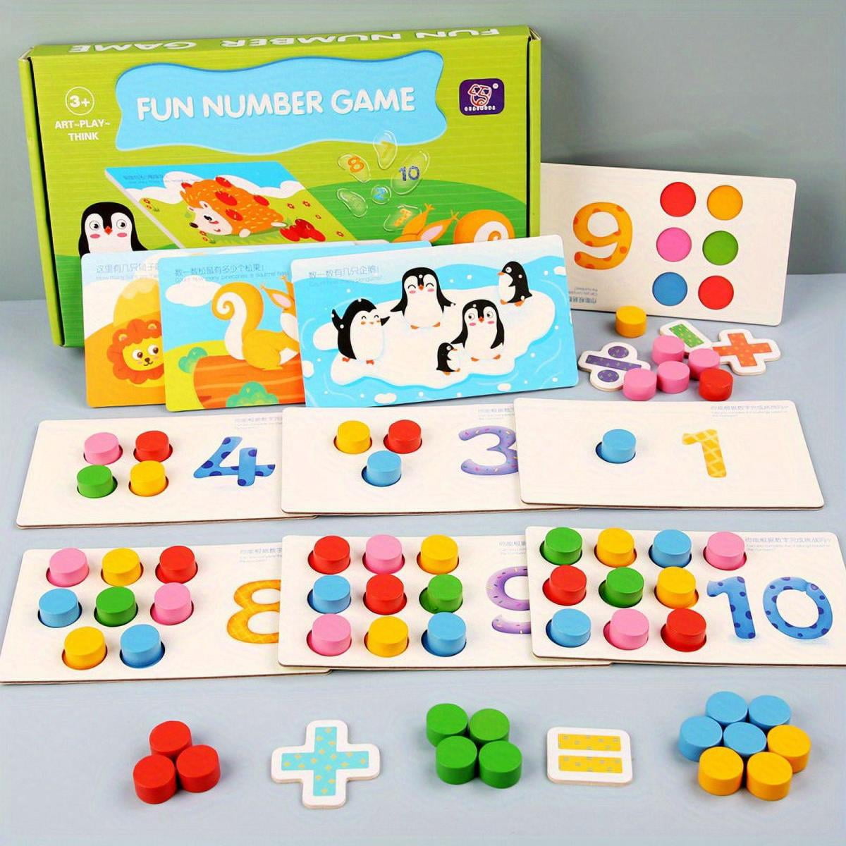 Montessori Arithmetic Toy for Kids - Early Learning, Cognitive ...