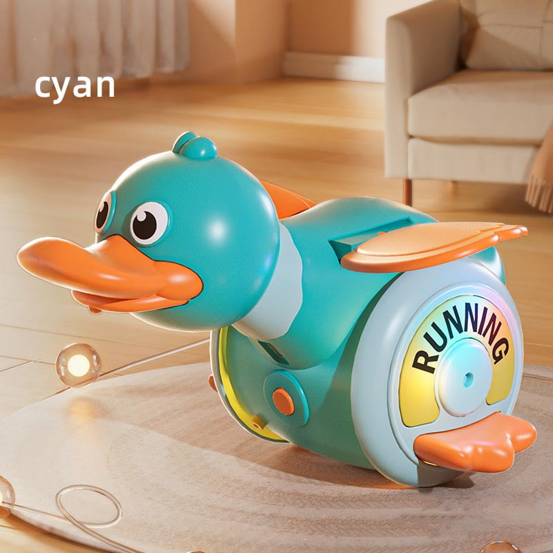 Montessori Baby Toy Electric Rotating Foraging Duck Toddler Toy Sound ...