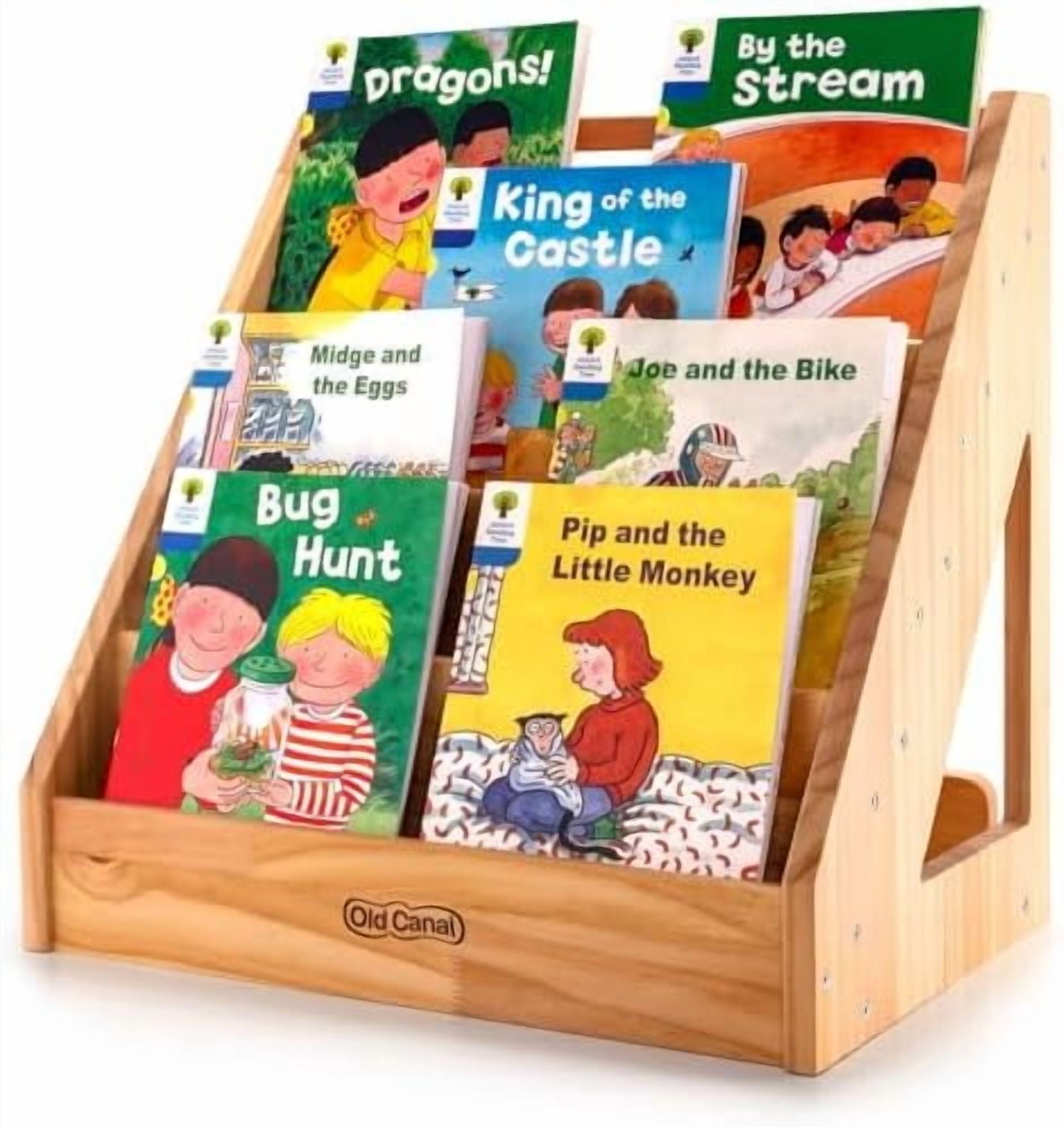 Montessori Bookshelf for Toddlers, 5-Tier Kids Bookshelf and Toy ...