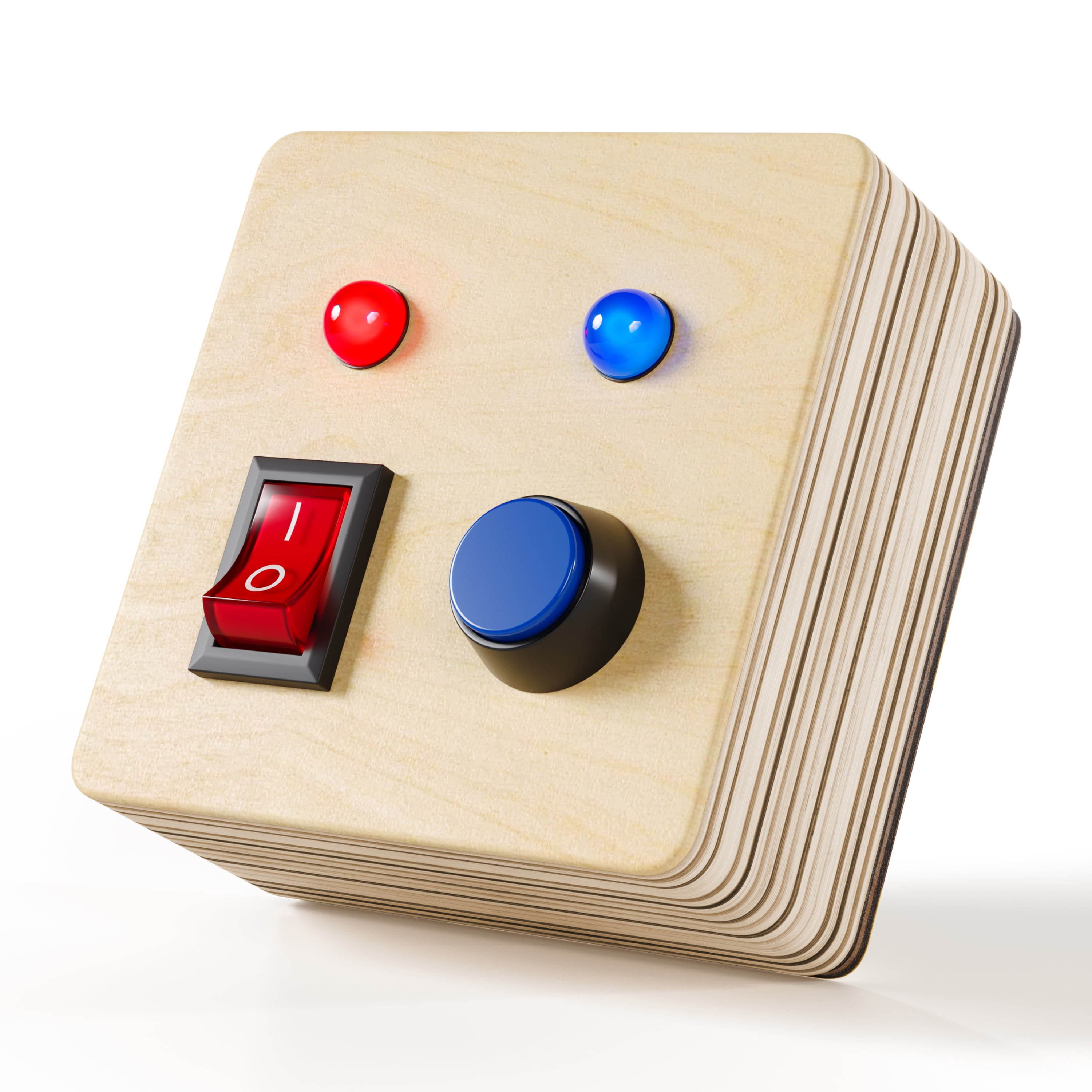 Montessori Busy Board Fidget Mini Cube for Toddlers {Improved 2023 ...