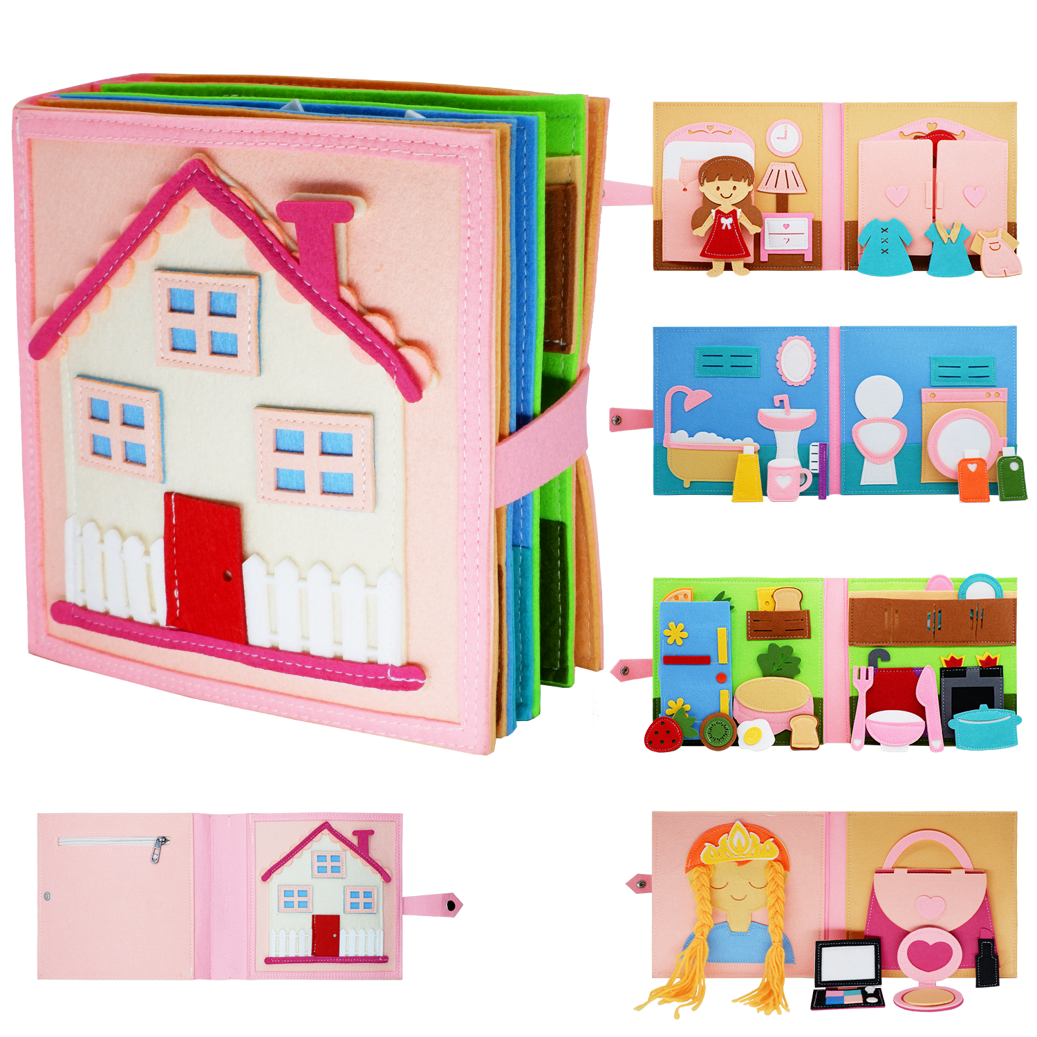 BizyKoady Montessori Busy Book for Toddlers 3-6 Years - Walmart.com