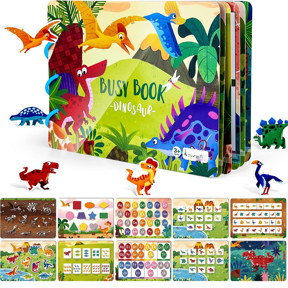 Montessori Busy Book for Toddlers Preschool Learning Activities Book ...
