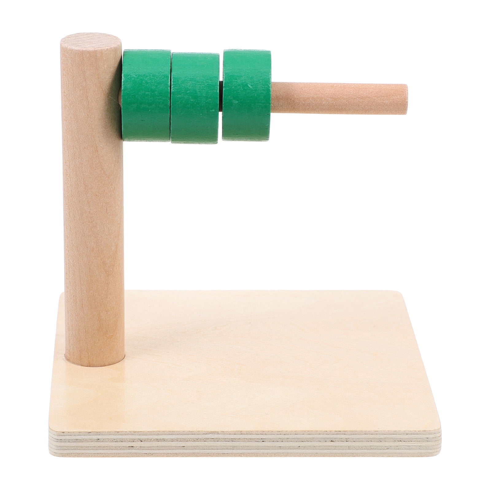 Discs on Horizontal Wood Toy Discs on Horizontal Educational Toy ...
