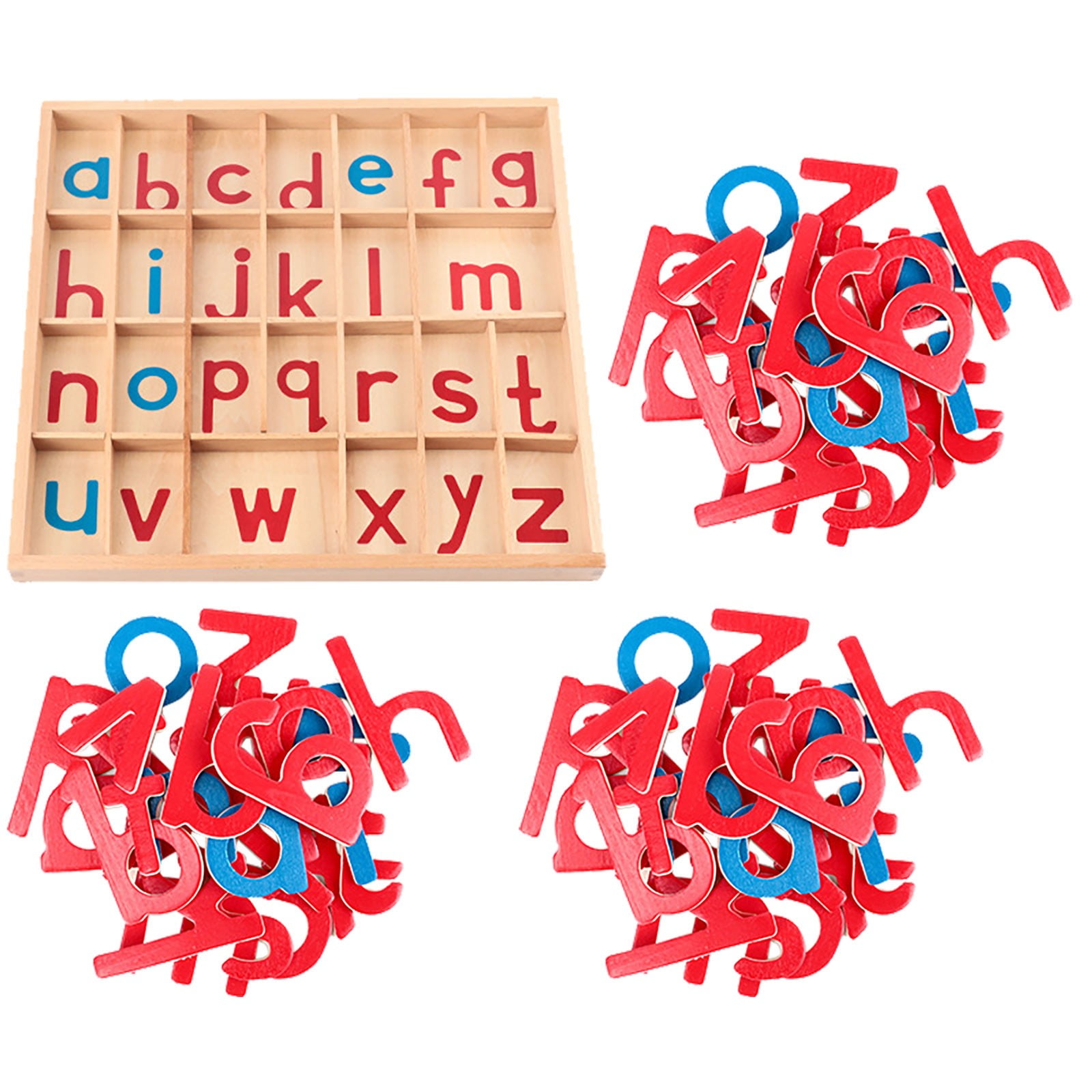 Montessori Early Learning Wooden Alphabet Box Educational & Fun ...