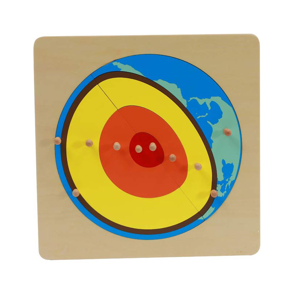 Montessori Earth Interior Panel MMF7 Puzzle Early Childhood Education ...