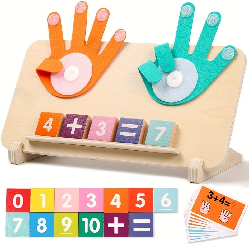 Montessori Educational Toys - Wooden Arithmetic Learning Board for Ages ...