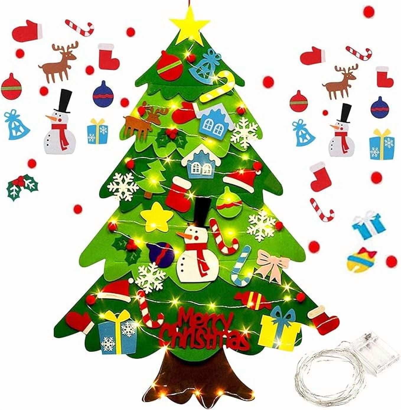 Taplcvy-Montessori Felt Christmas Tree for Toddlers, Montessori ...