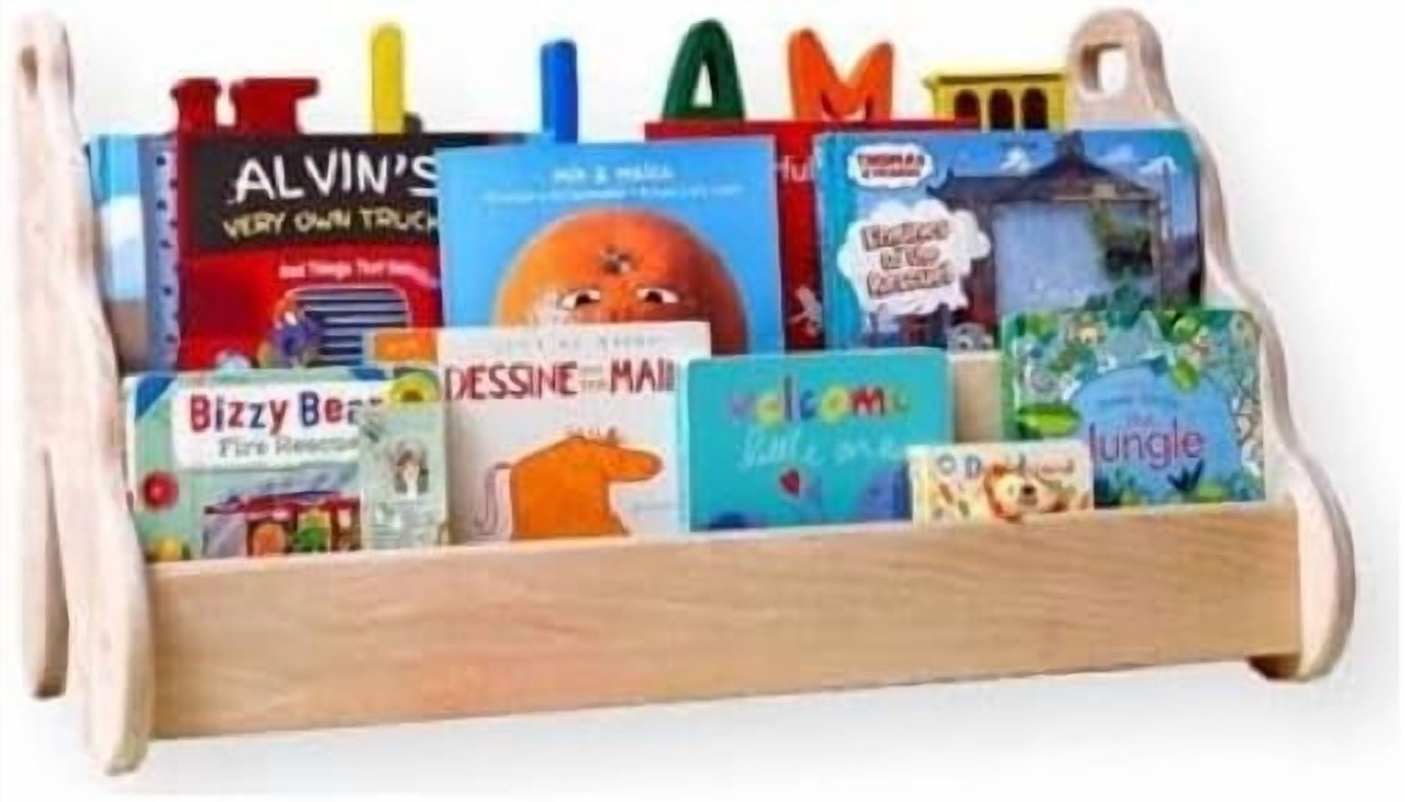 Montessori Freestanding Bookshelf | Storage Bookshelf | Easy Access ...