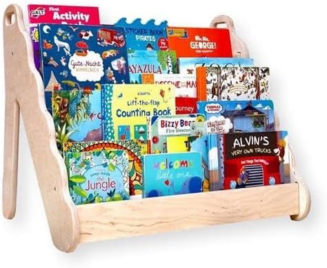 Montessori Freestanding Bookshelf | Storage Bookshelf | Easy Access ...