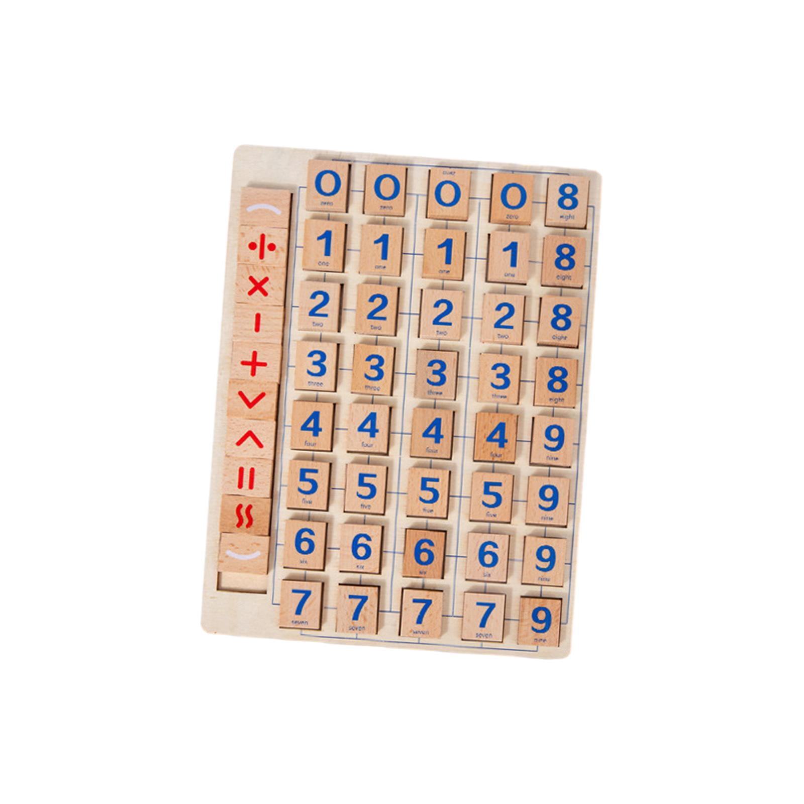 Montessori Fruits Number Games Addition Subtraction Toys for Preschool ...