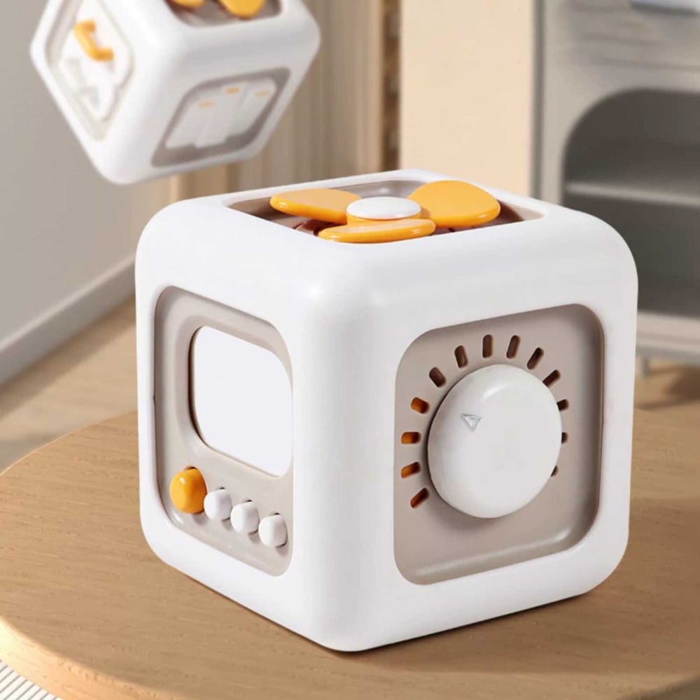 Montessori Kids Switch Cube Fidget Toys Creative Fine Motor Skills ...