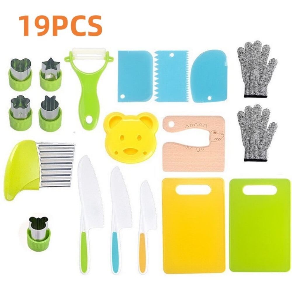 Montessori Kitchen Tools for Toddlers 3 -10 Year Kitchen Knives ...