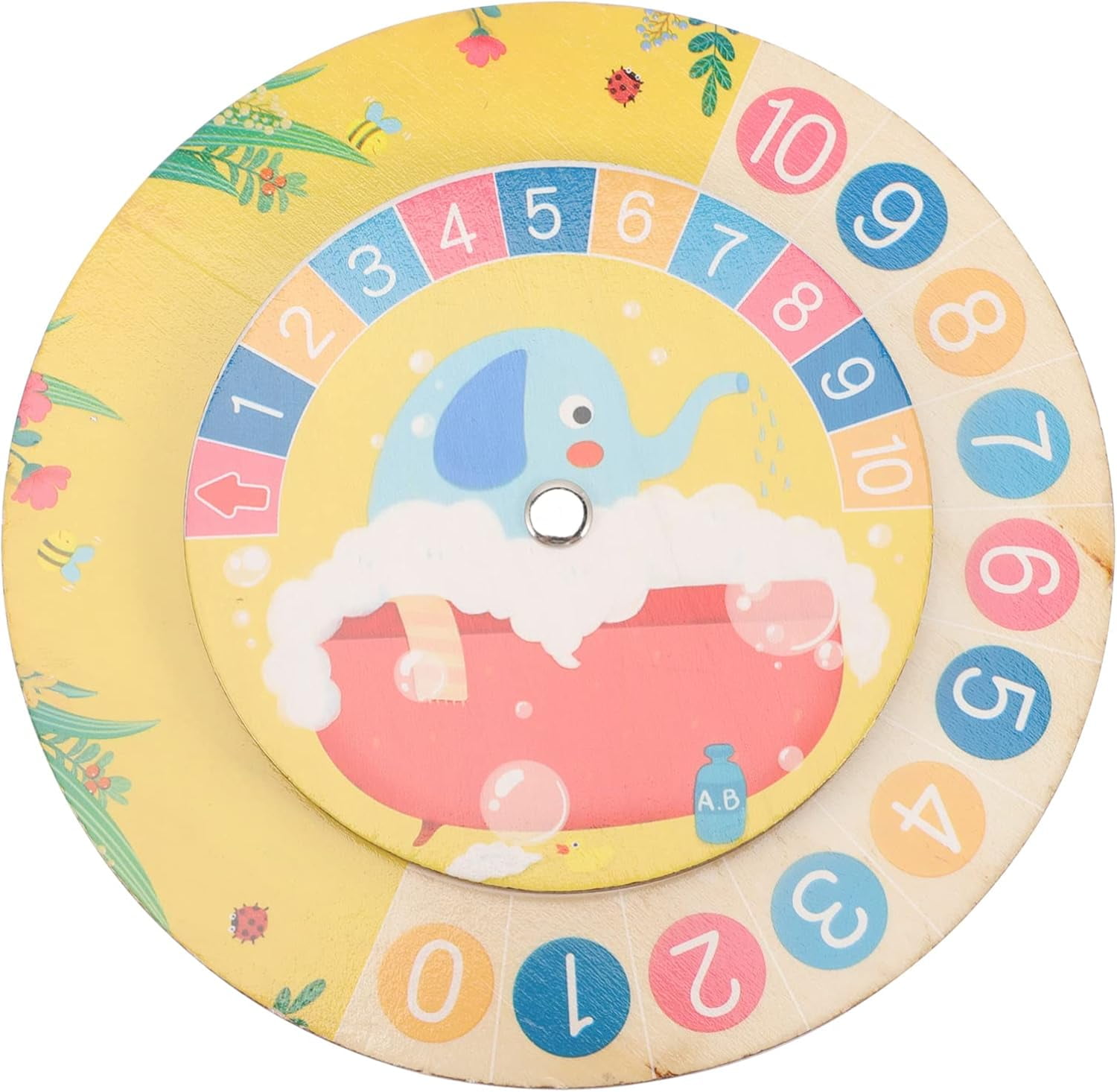 Montessori Math Learning Teaching Clock for Interactive Time Learning ...