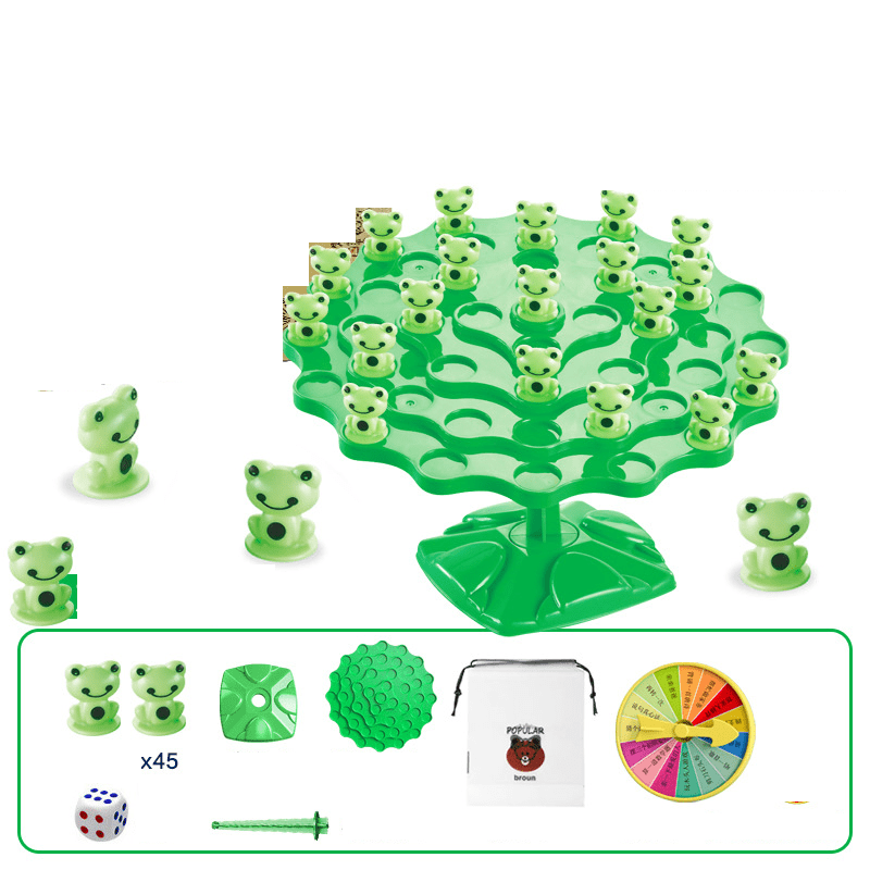Montessori Math Toy Balancing Board Puzzle For Children Frog Balance ...