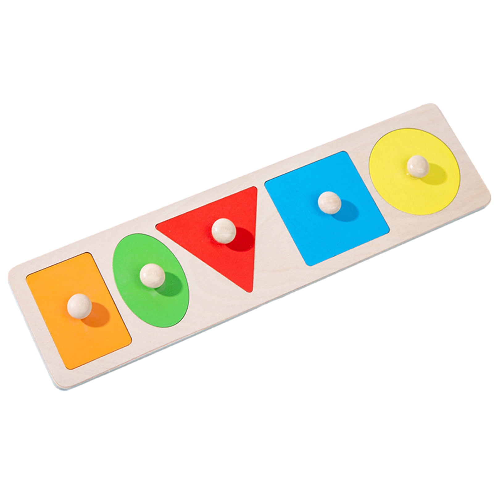 Montessori Multi Shape Wooden Puzzle | Preschool Educational Learning ...