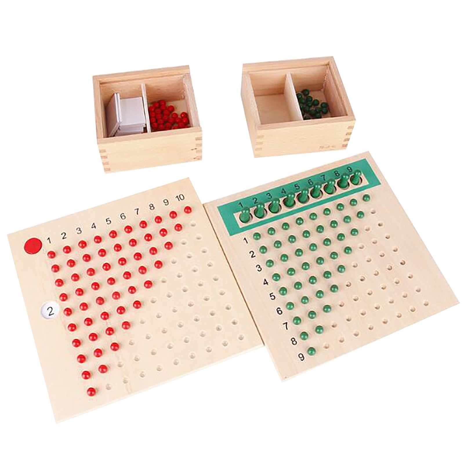 Montessori Multiplication And Division Boards Wooden Math Learning ...