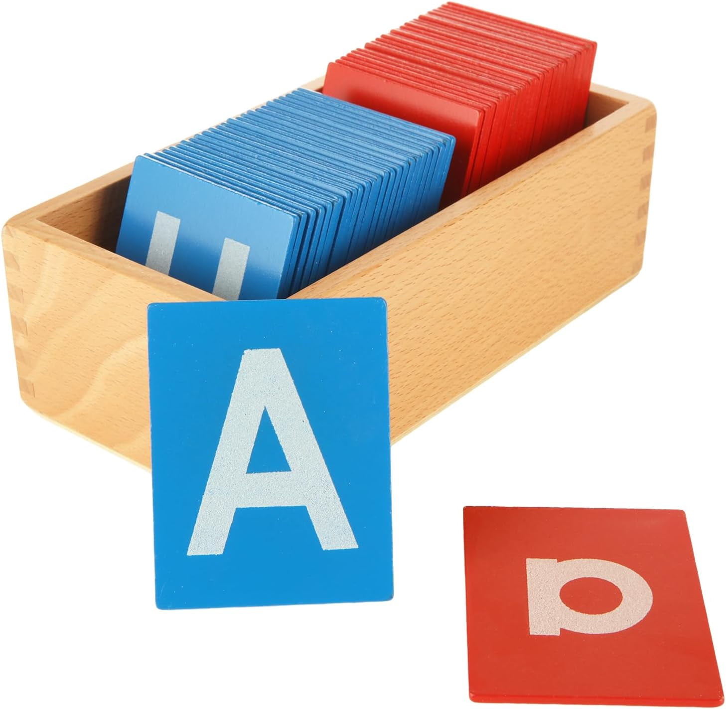 Montessori Sandpaper Letters, Lowercase & Uppercase Tactile Letters for ...
