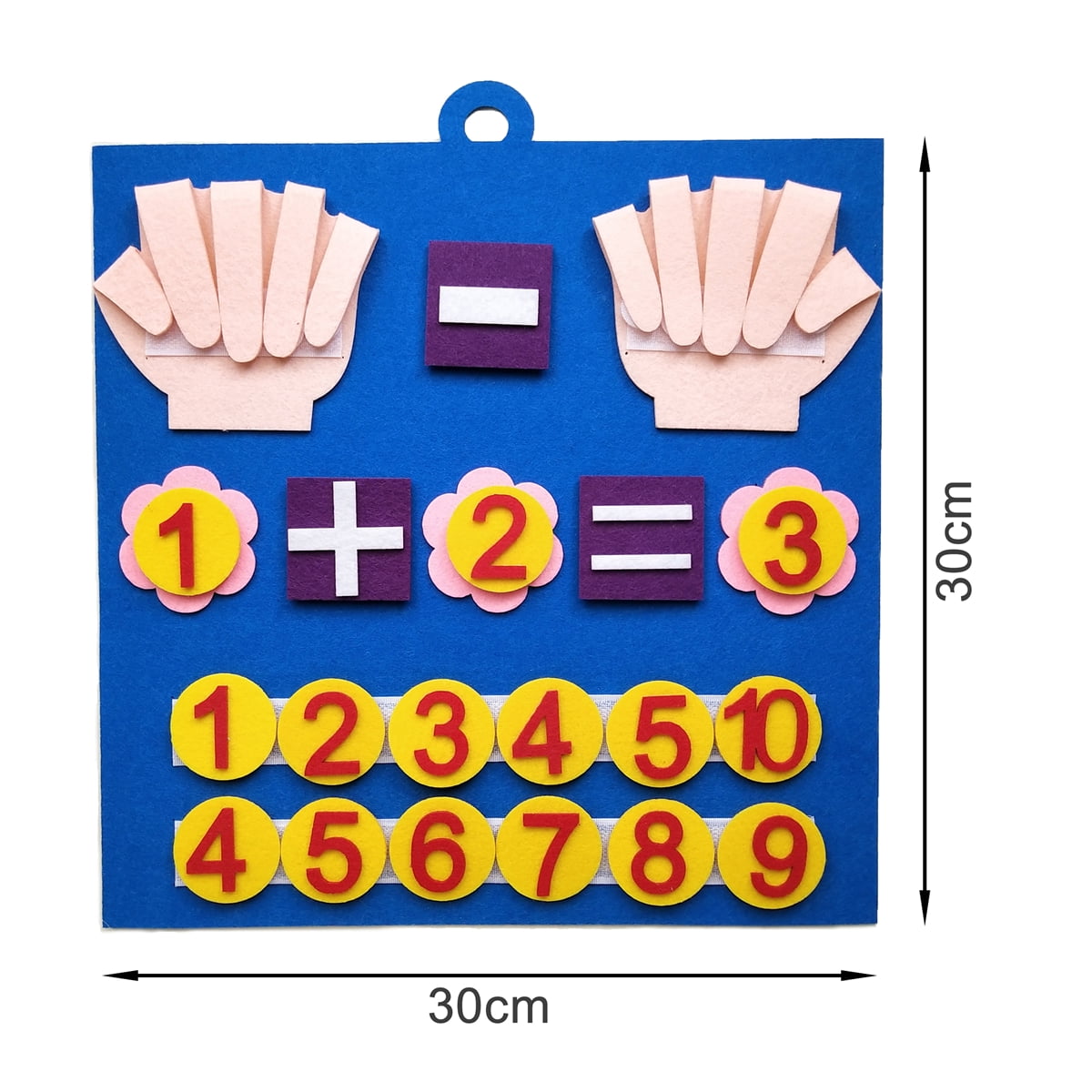 Montessori Toddler Math Felt Board Finger Number Learning Counting ...