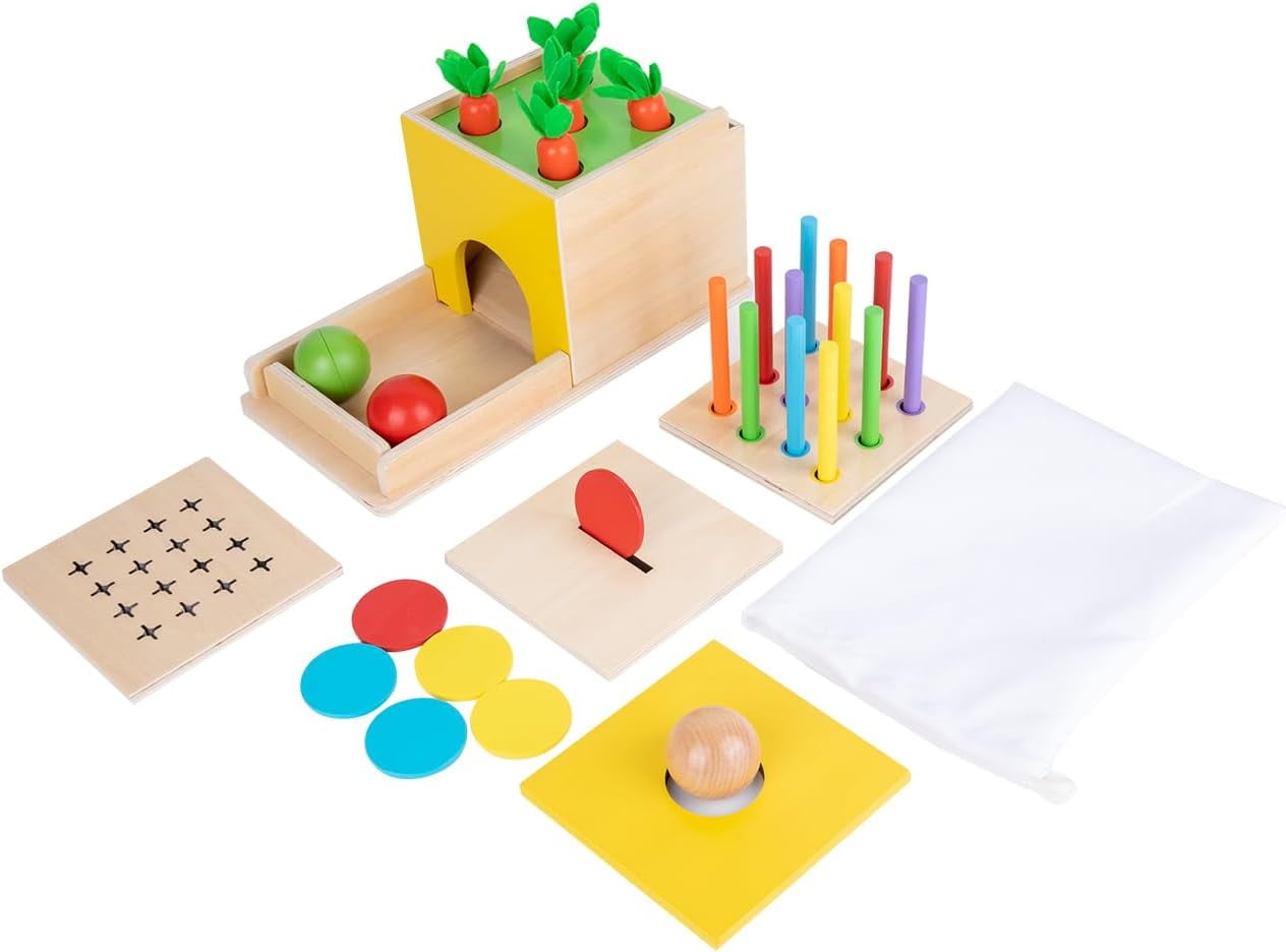 Montessori Toddler Play Kit Montessori Box Toys for 1 Year Old 2 Years ...