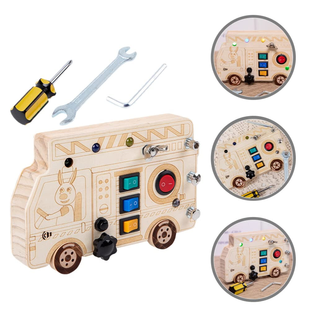 Montessori Toddler Toys for 3+ Year Old, Car Busy Board for Toddlers ...