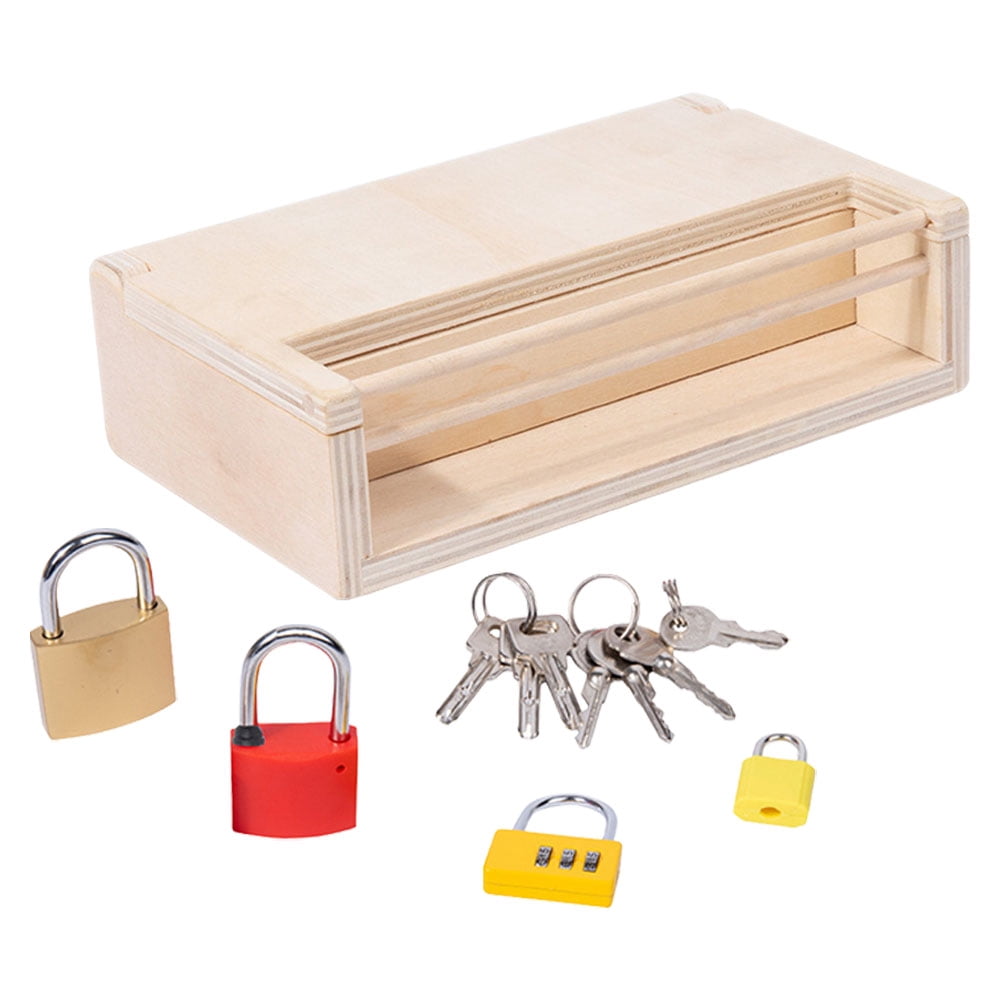 Montessori Toy for Kids with Wood and Metal Material Assorted Color 1 ...