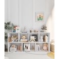 Montessori Toy Storage Shelf, Kids Toy and Book Storage Organizer with ...