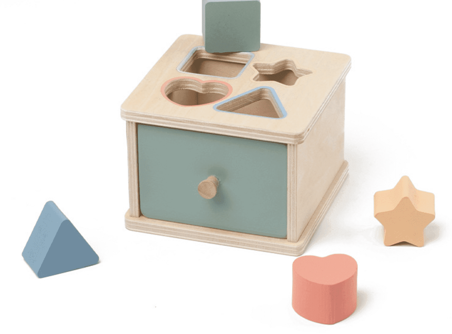 Montessori Toys for 1 2 3 4 5 Year Old - Wooden Object Permanence Box ...