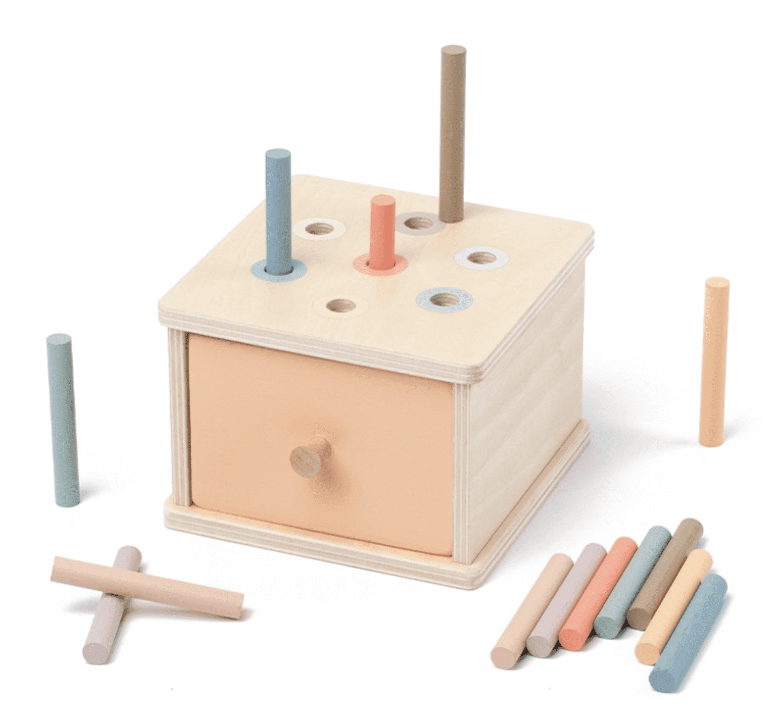 Montessori Toys for 2 3 4 5 Year Old - Wooden Object Permanence Box ...