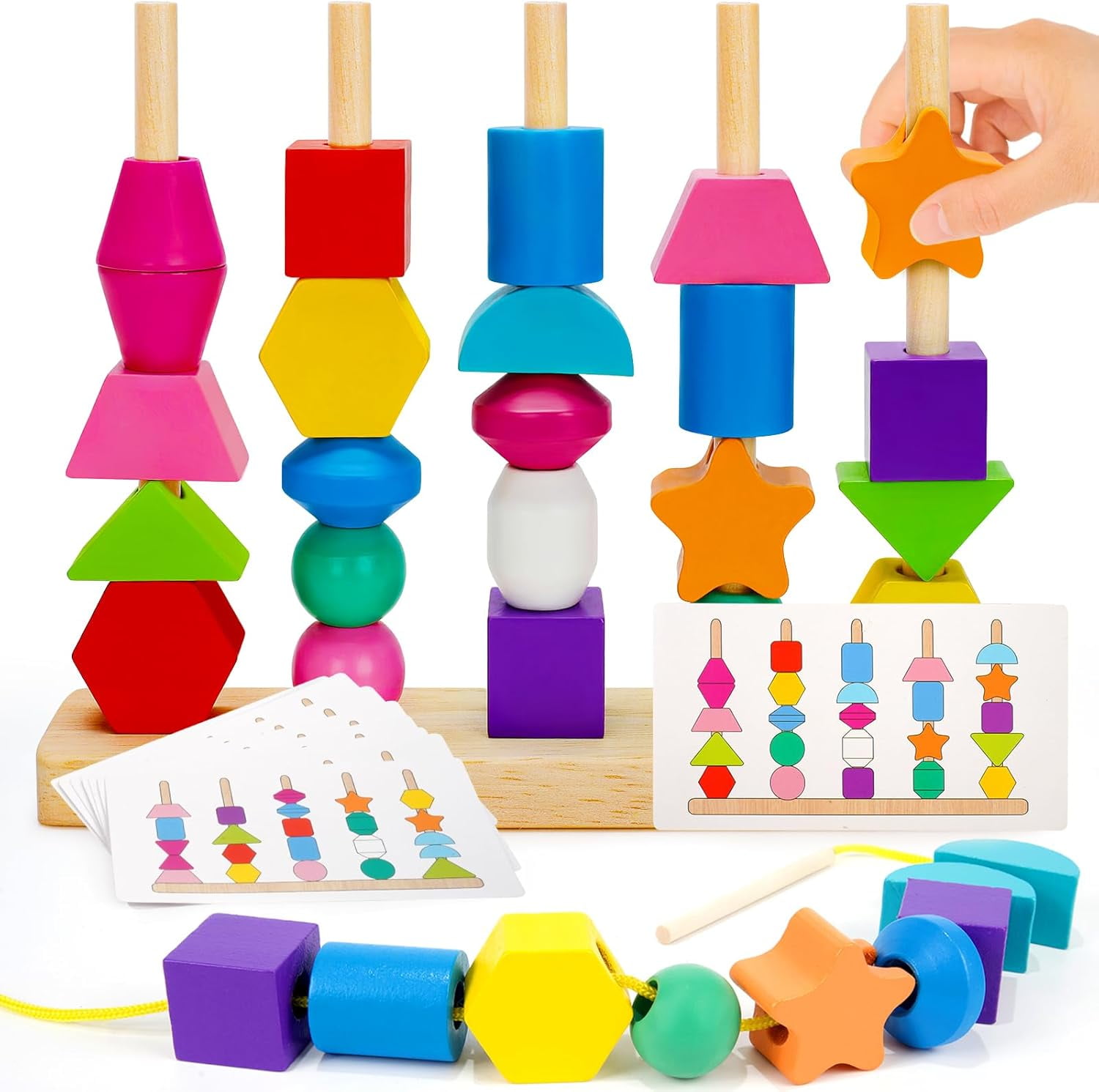 Montessori Toys for 2 3 4 Year Old Kid Boy Girl Toddler, Montessori ...