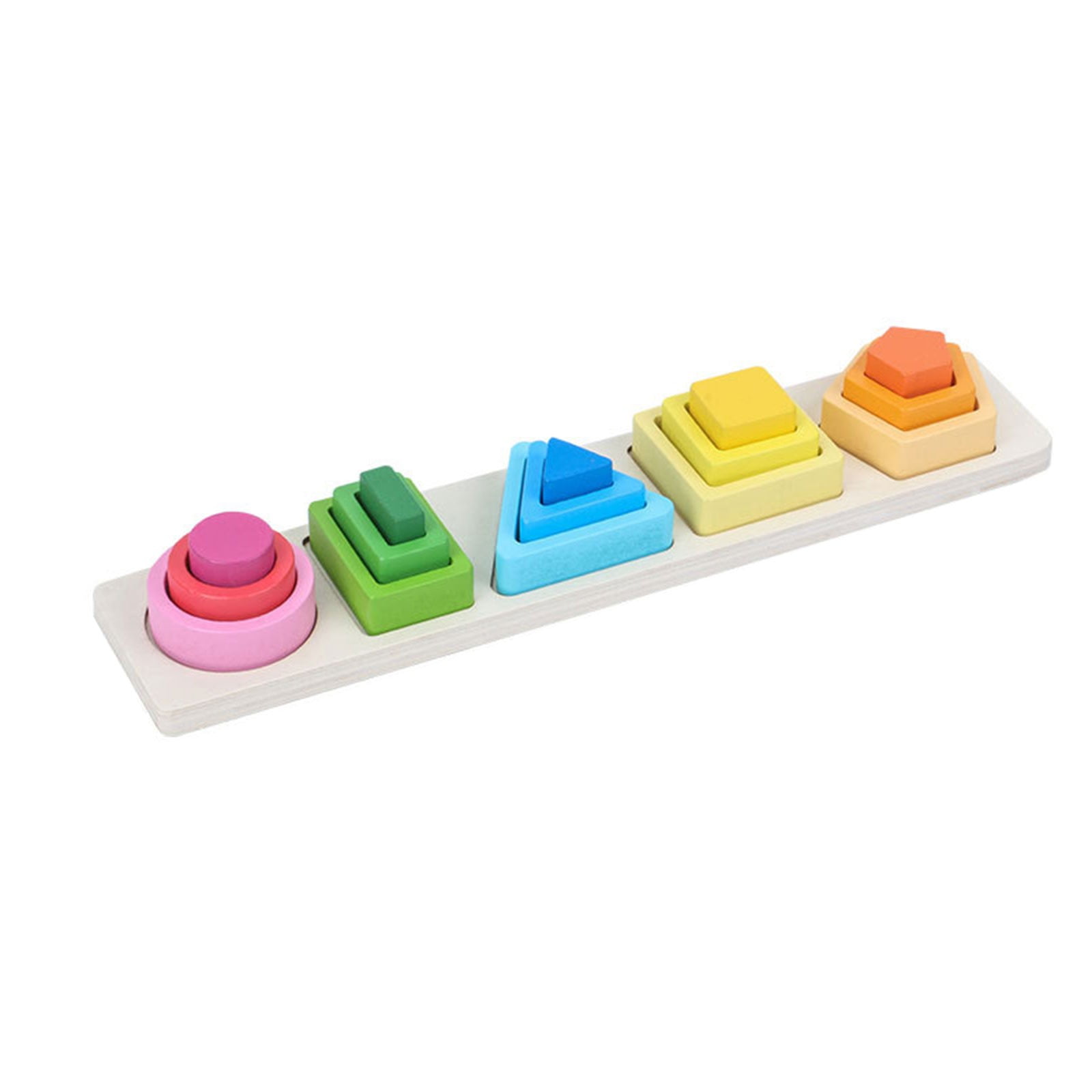 Montessori Toys For Baby Wooden Sorting & Stacking Toys For Baby ...