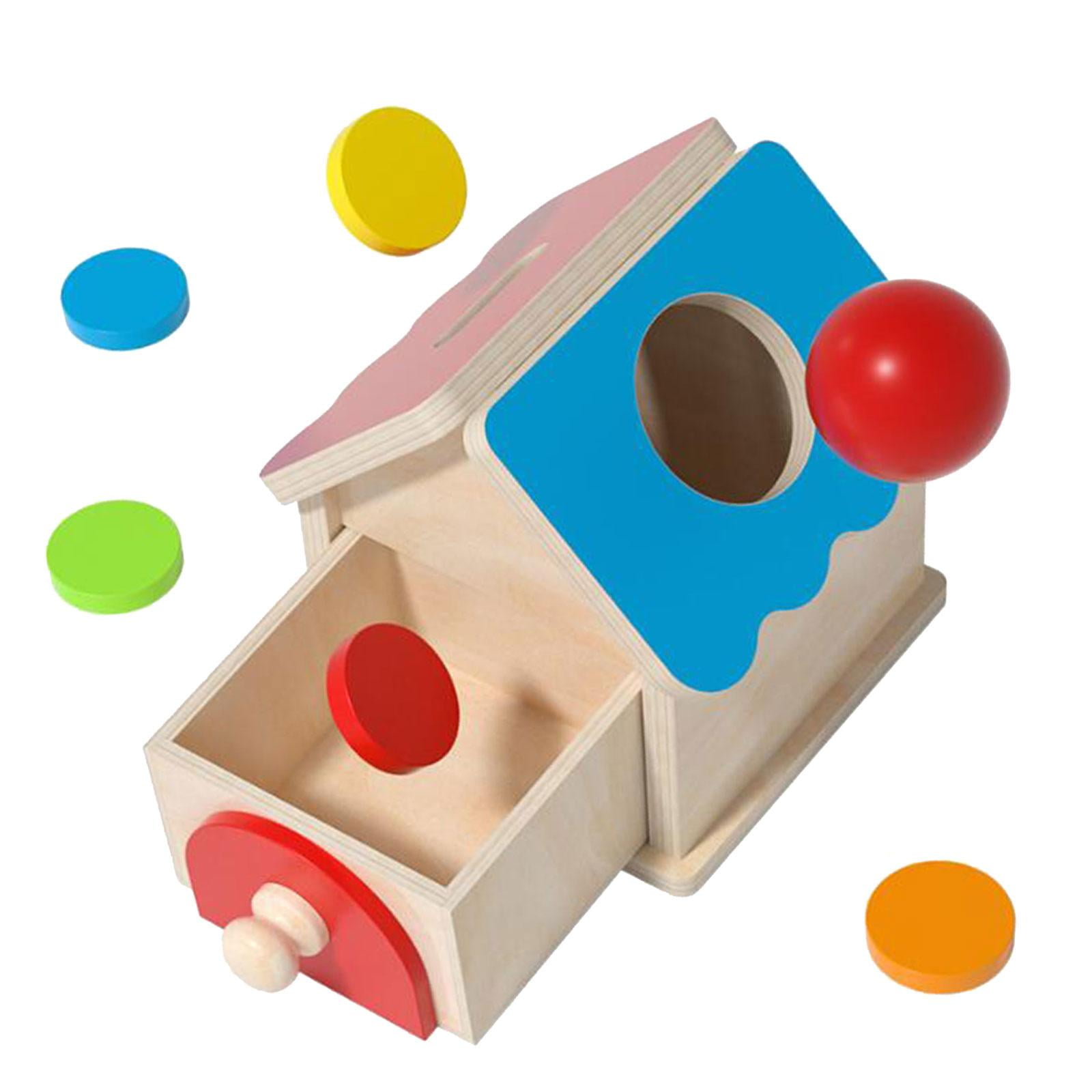 Montessori Toys Shape Matching Box Toy Hand Eye Coordination Toys ...