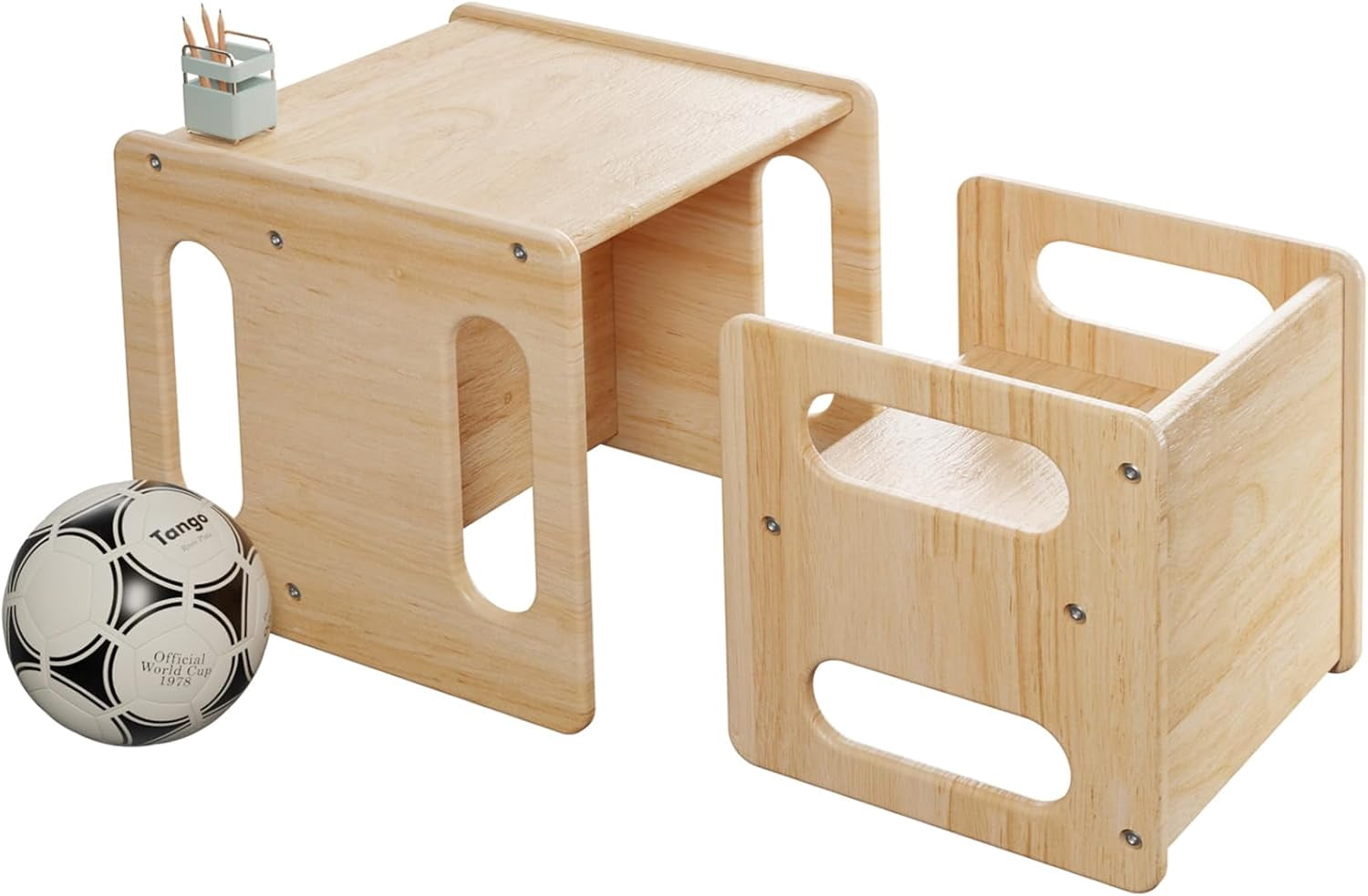 Montessori Weaning Table and Chair Set for Toddler and Baby,Handmade ...
