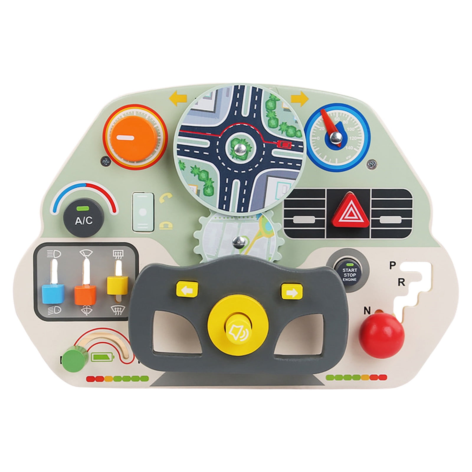 Montessori Wooden Busy Board Toy for Early Childhood Education Car ...