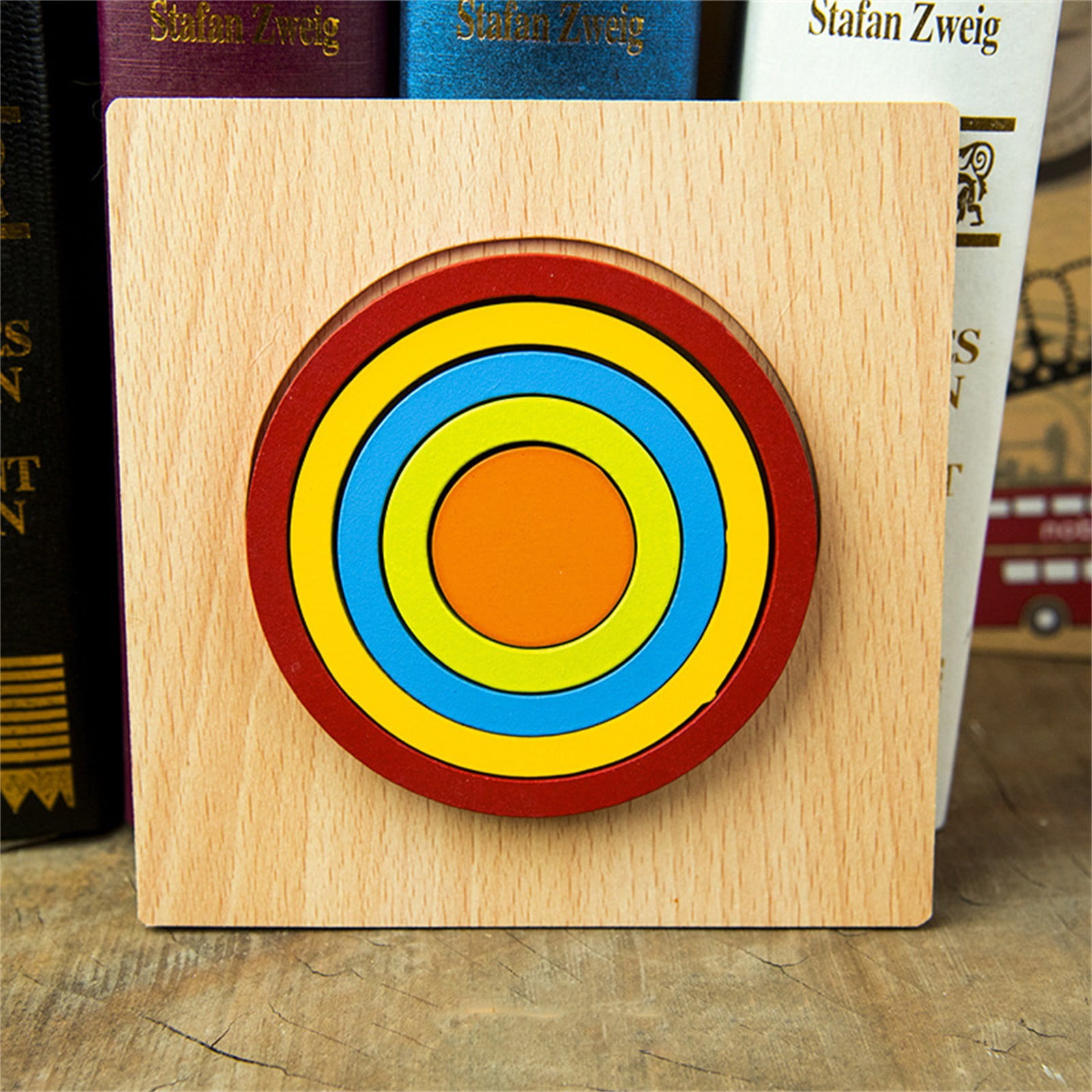 Montessori Wooden Shape Sorting Puzzle Sensory Toy for Toddlers ...