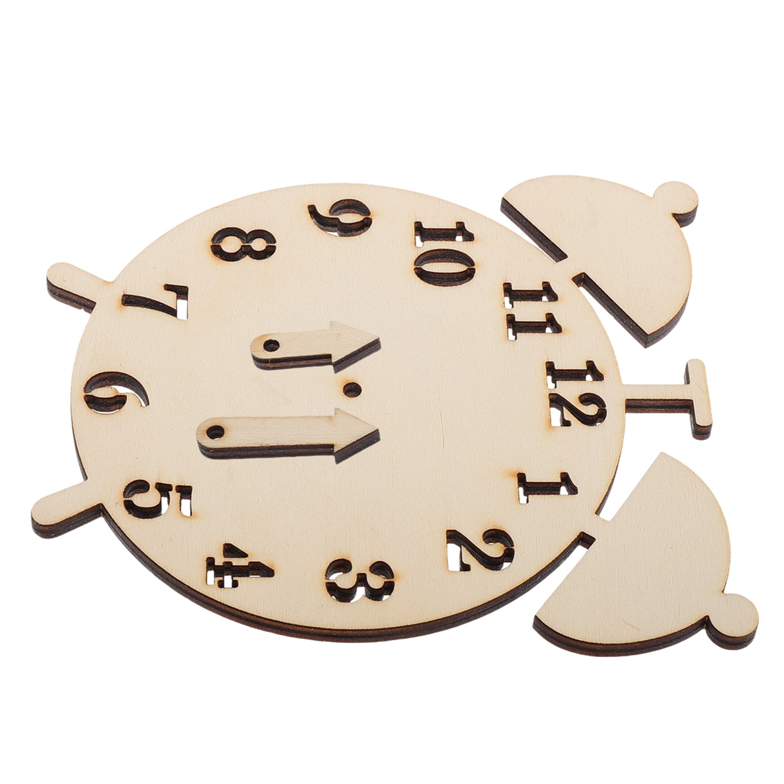 Montessori Wooden Toy Clock Diy Kids Educational Clock Early Math ...