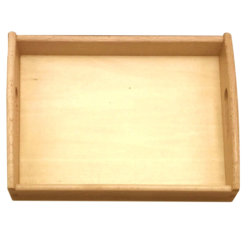 Montessori Wooden Tray Organizer Early Teaching Aid Preschool Kids ...
