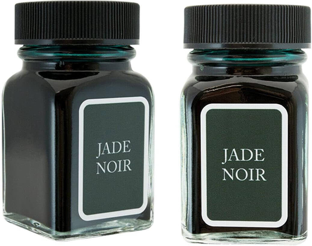 Monteverde 60ml Noir Fountain Pen Ink Bottle (30ml Jade Noir G309JN Ink ...