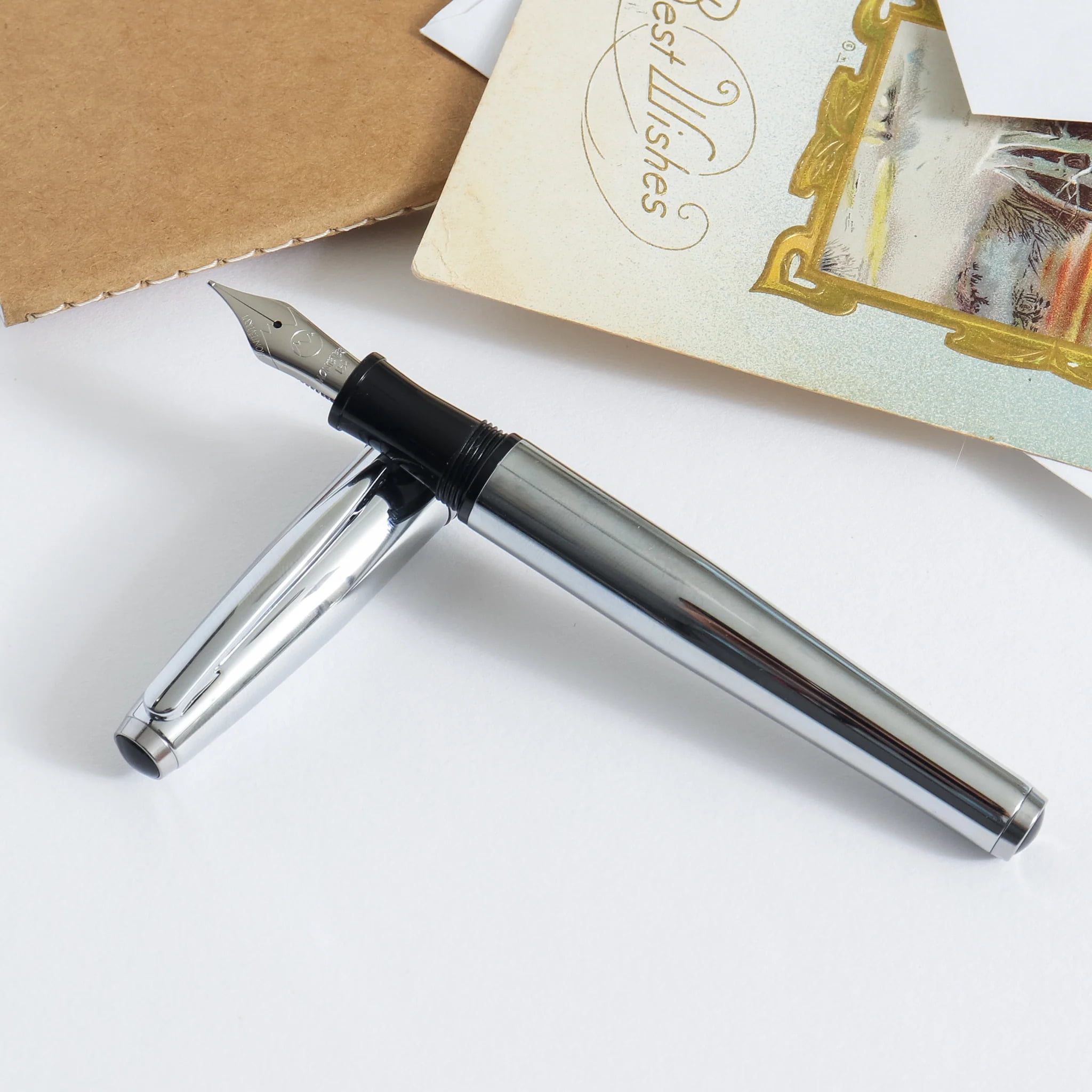 Monteverde Aldo Domani Italia Mirror Chrome Fountain Pen - Walmart.com