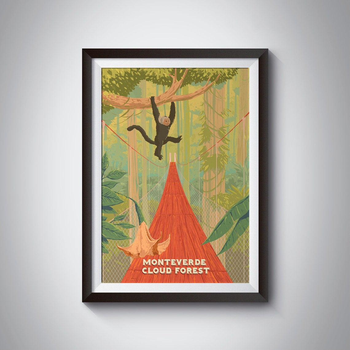 Monteverde Cloud Forest Costa Rica Poster, Puntarenas, Pura Vida ...