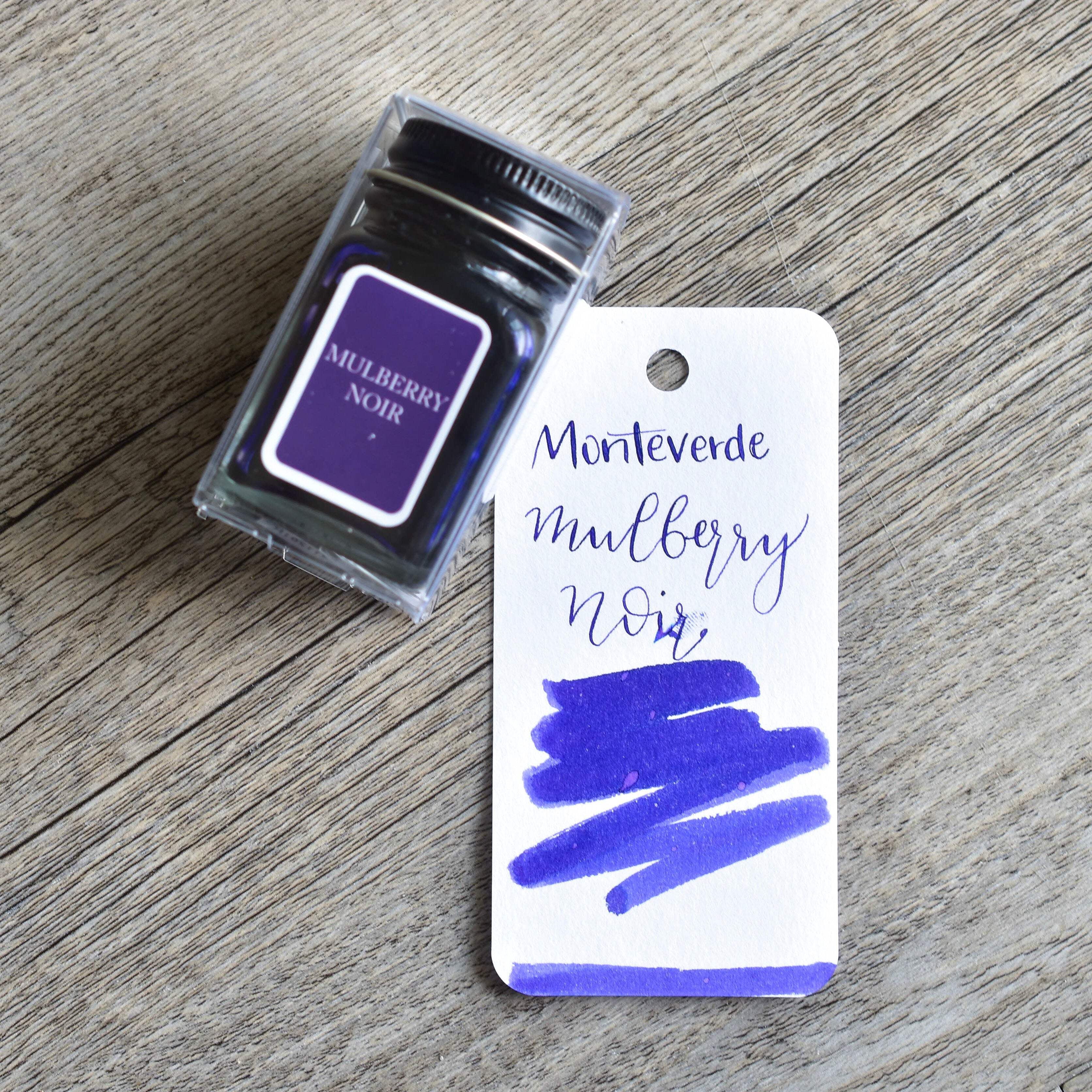 Monteverde Ink Bottle - Mulberry Noir - Walmart.com