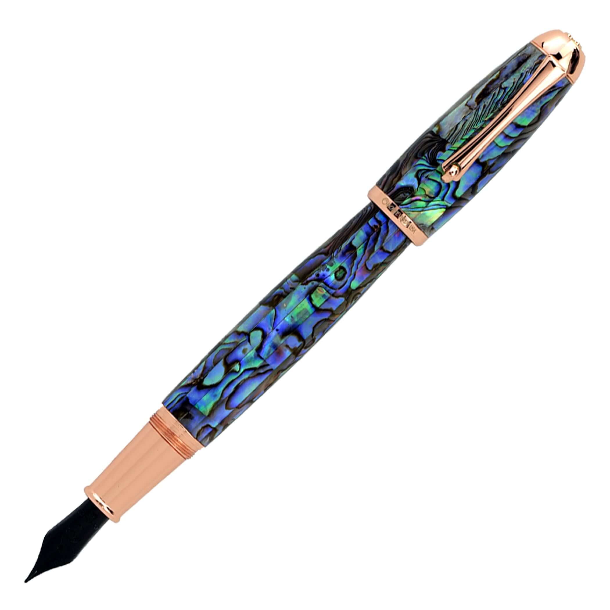 Monteverde Super Mega Abalone L.E. 999 Rosegold Fountain Pen Size ...